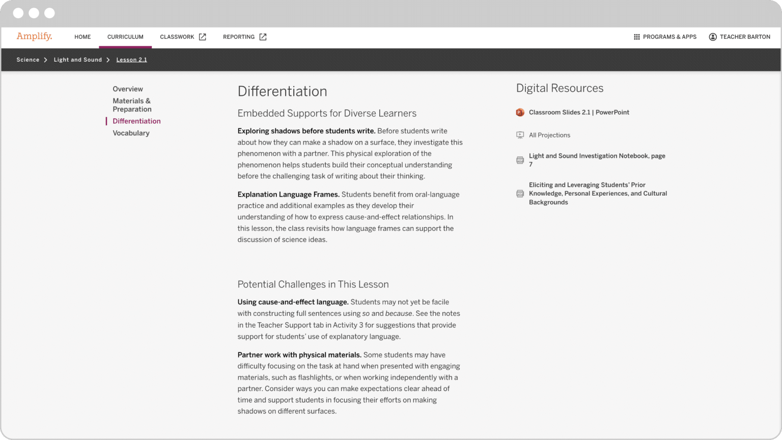 Amplify Science – Amplify