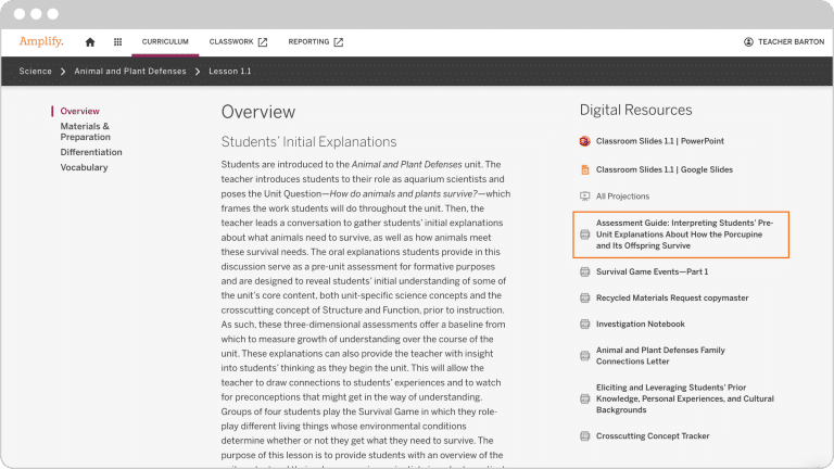 Amplify Science – Amplify