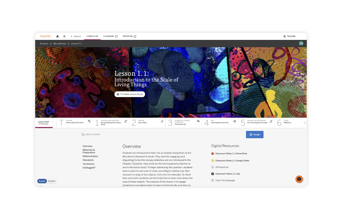 Prepare to teach: Amplify Science – Amplify